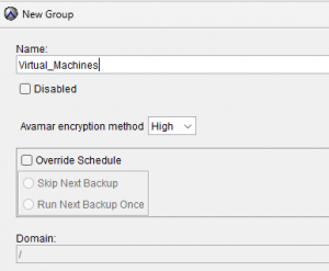 How To Successfully Setup An Avamar Backup Policy.
